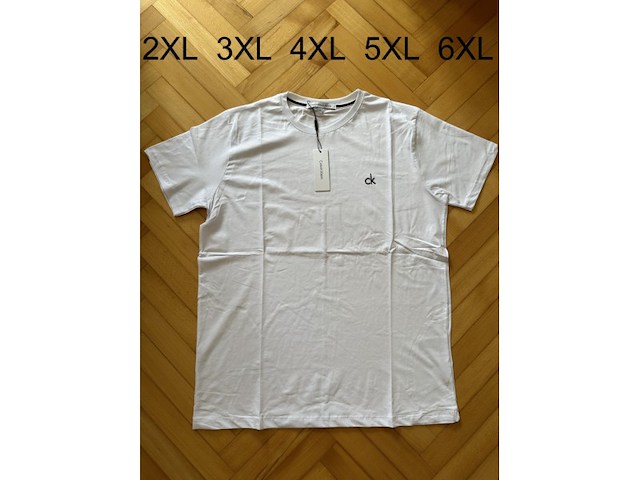 Calvin Klein bela muska majica XXL 3XL 4XL 5XL 6XL C5