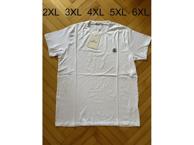 Mon cler bela muska majica XXL 3XL 4XL 5XL 6XL M24