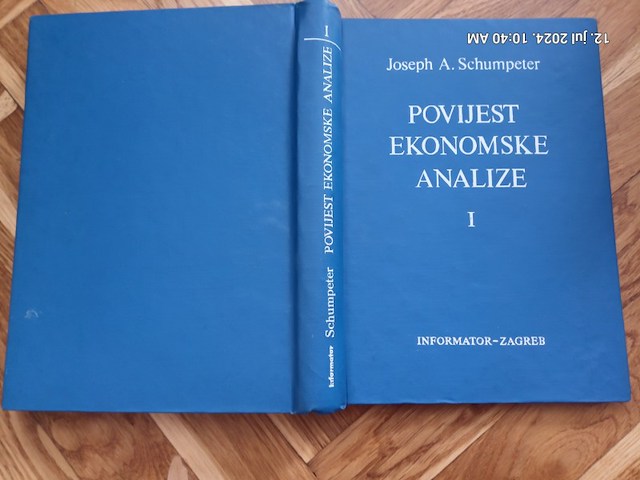 SCHUMPETER, POVIJEST EKONOMSKE ANALIZE 1