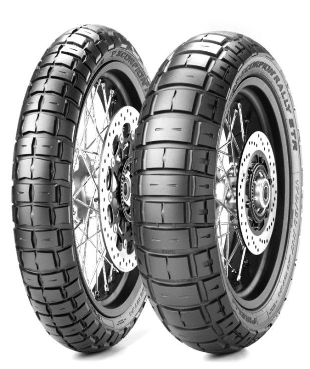 GUME PIRELLI SCORPION RALLY STR (F) 120/70 R 19 M/C 60V TL M+S + 170/60 R 17 M/C 72V TL M+S