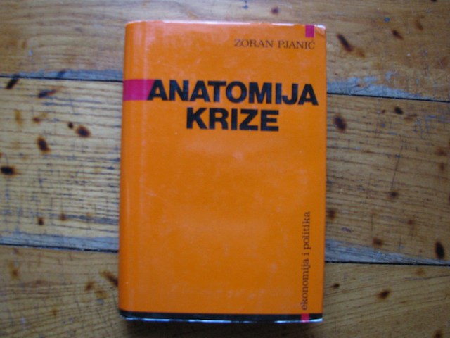 ZORAN PJANIĆ - ANATOMIJA KRIZE RETKO