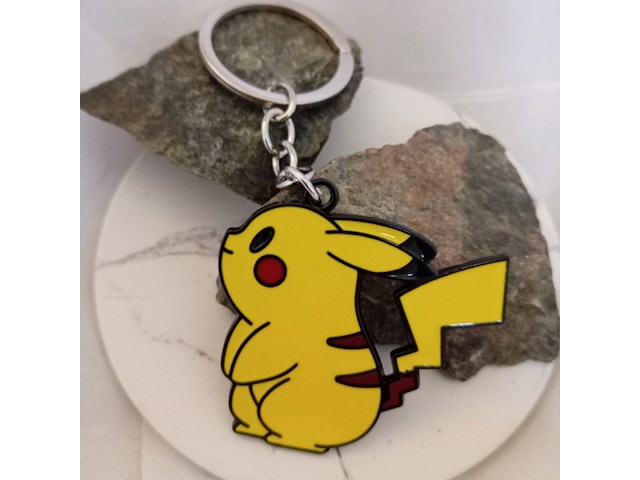 Pikachu metalni privezak za ključeve model 3