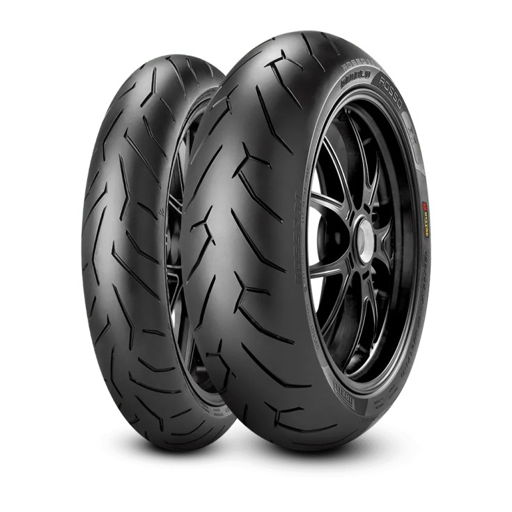 GUME PIRELLI DIABLO ROSSO II (F) (K) 120/70 ZR 17 M/C (58W) TL +190/55 ZR 17 M/C (75W) TL