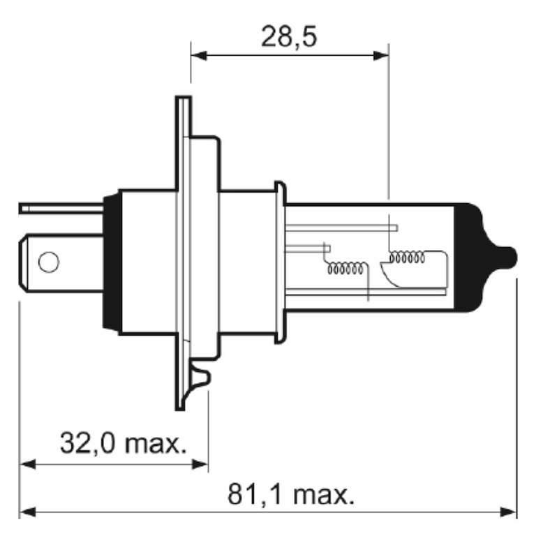 SIJ 12/60/55W H4 LIFEX2 32509 ( 48889 48881 32508