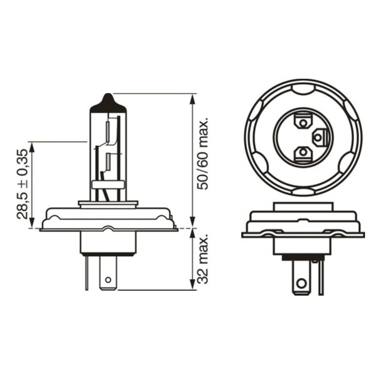 SIJ 12V R2H 1987302021 ( ) PURE LIGHT BOSCH