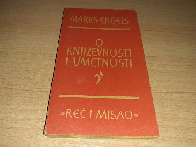 MARKS - ENGELS - O KNJIŽEVNOSTI I UMETNOSTI