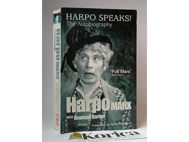 Harpo Speaks The Autobiography Marx Harpo