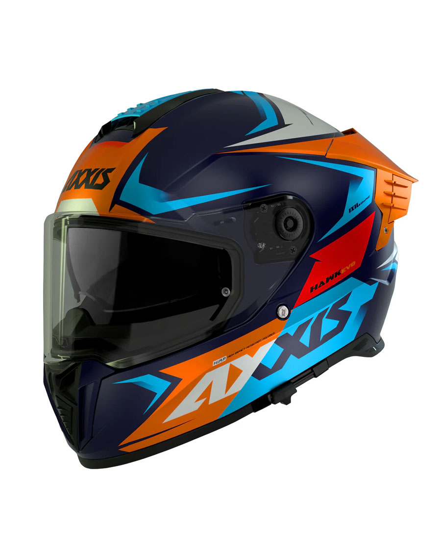 Axxis full face kaciga Hawk EVO Ixil C 14 orange mat