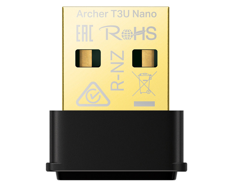 TP-LINK - Archer T3U Nano AC1300 Nano Wireless MU-MIMO USB Adapter