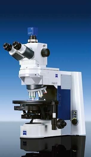 Novi Zeiss Axio Imager.M2 microscope stand with Z-drive mot mikroskop