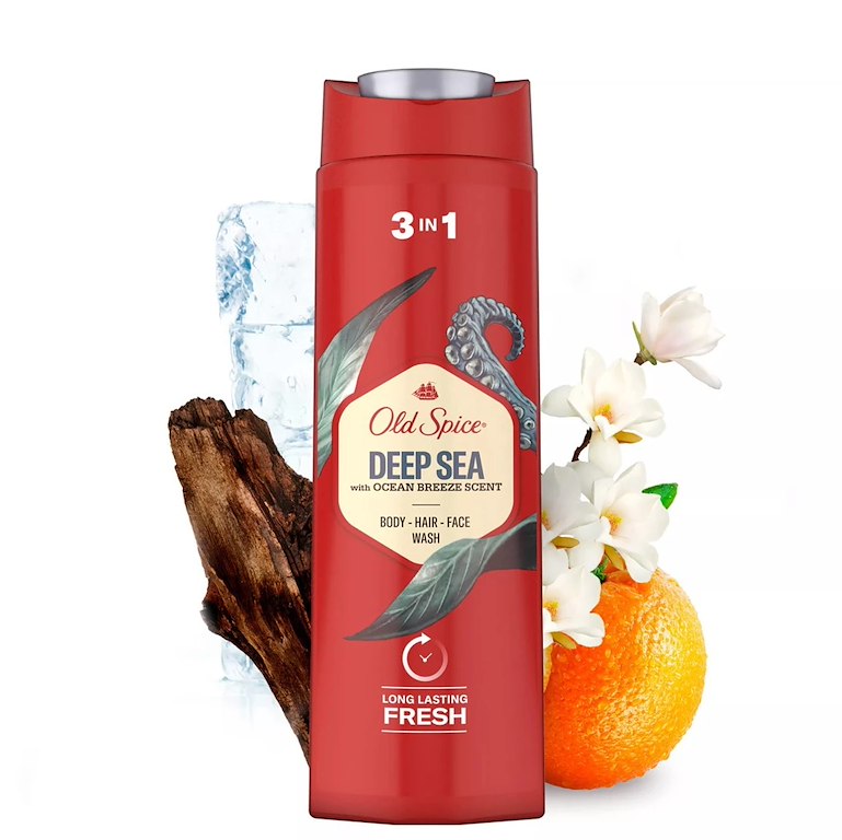 OLD SPICE GEL ZA TUŠIRANJE 250ML 3IN1 DEEP SEA