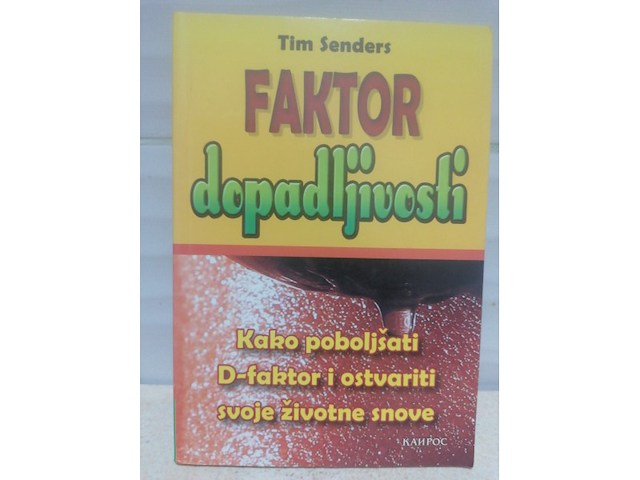 Faktor dopadljivosti Tim Senders