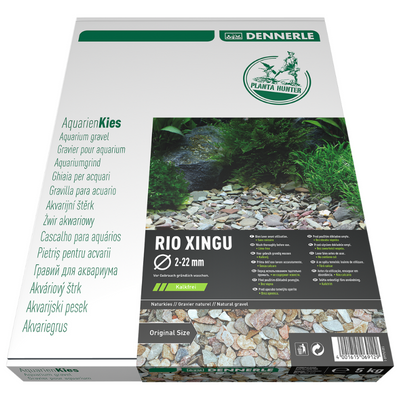 Dennerle prirodni šljunak – Plantahunter Rio Xingu MIX 2-22mm, 5kg