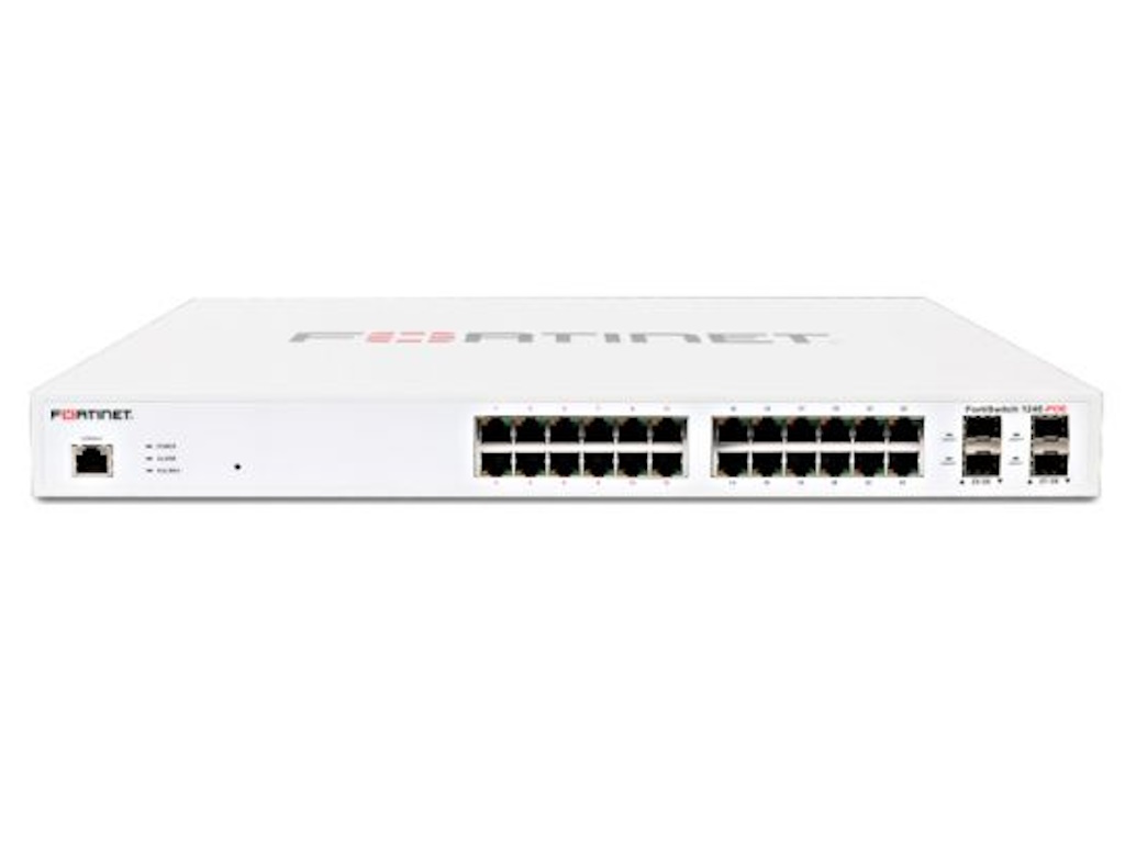 Fortinet L2+ managed POE switch with 24GE +4SFP, 12port