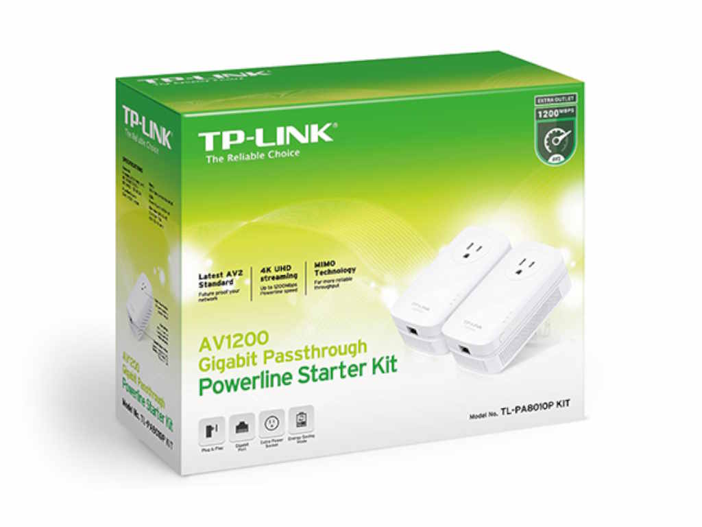 TP-Link Powerline adapter TP-LINK TL-PA8010P KIT/AV1000/MU-MIMO