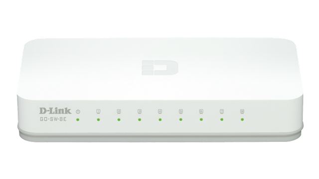 D-Link D-Link 8-port neupravljiv switch, GO-SW-8E/E