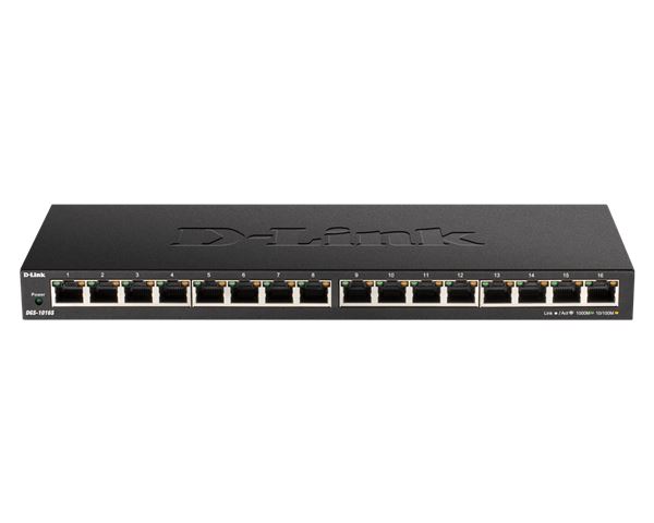 D-Link D-Link 16-port Gigabit neupravljiv switch, DGS-1016S/E