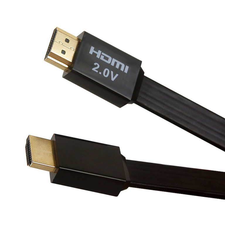 Kabl Flet kabl HDMI na HDMI JWD-04 bakarni 2.0V flat (ravan) 1.5m