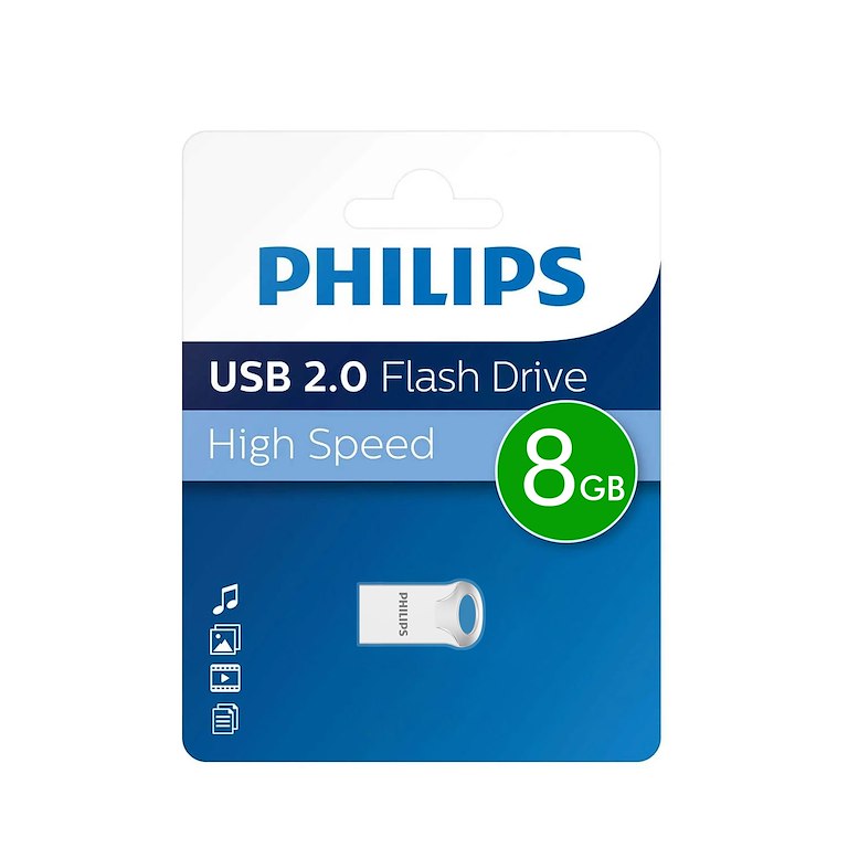 USB flash memorija Philips 2.0 8GB single port ( FM20UA008S/93) (MS)