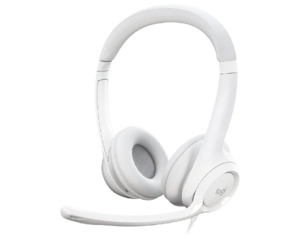 LOGITECH H390 Stereo Headset slušalice sa mikrofonom bele