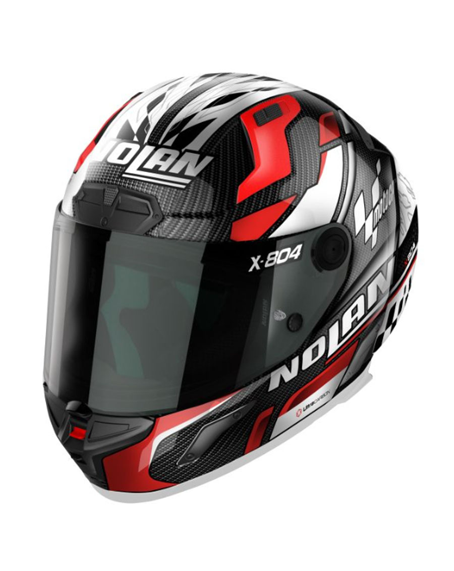 Nolan full face racing kaciga X-804 RS ultra carbon Moto GP 022 crvena