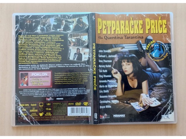 QUENTIN TARANTINO - Petparačke Priče (DVD) licenca