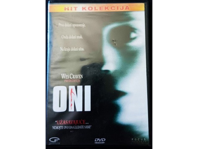 Oni-Wes Craven DVD