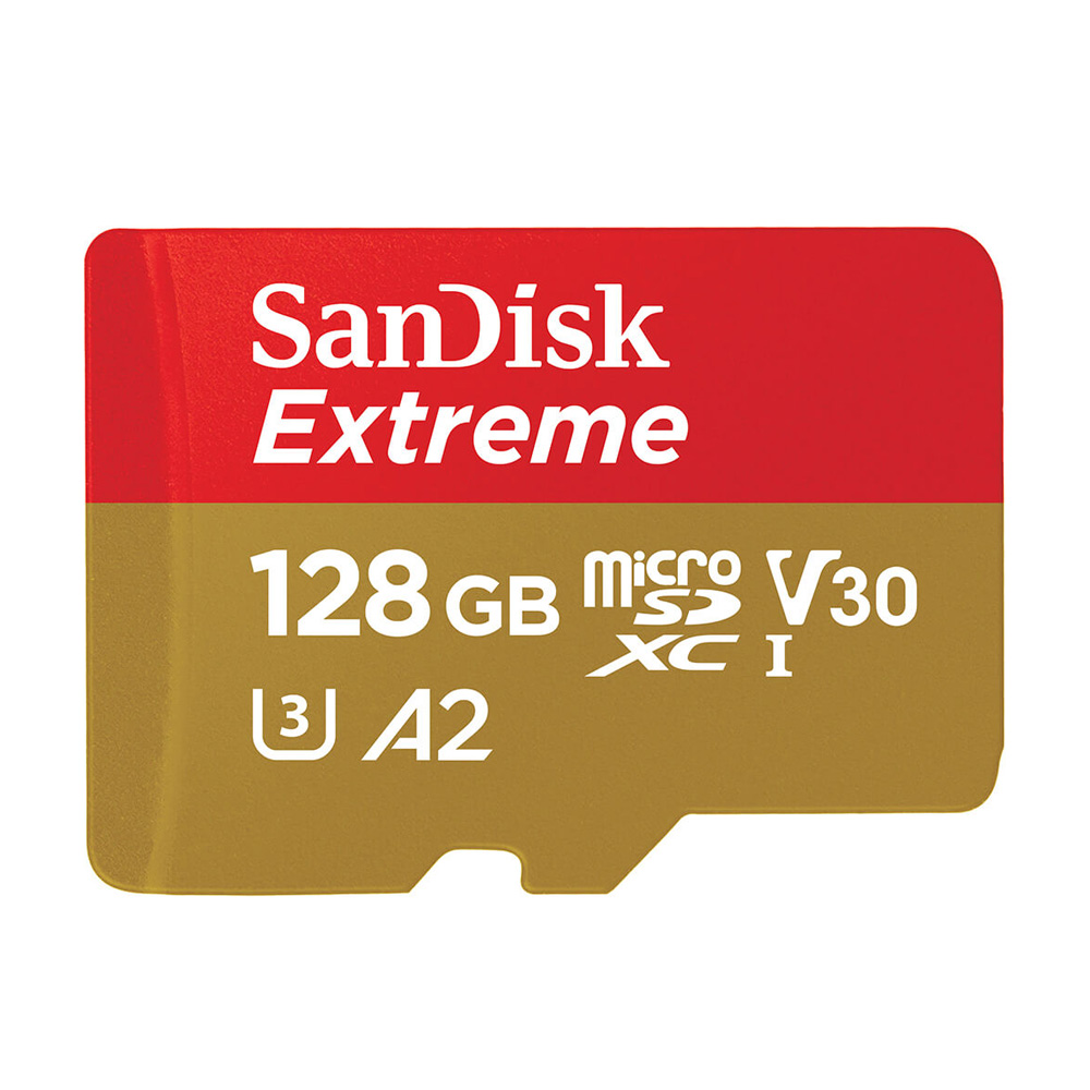 Extreme micro SDXC UHS-I 128GB 190MB/s A2 C10 V30 U3