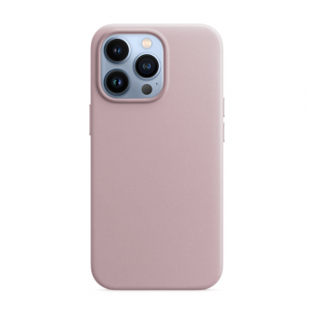 Maska Beautiful Shine Leather za iPhone 14 Pro Max roze