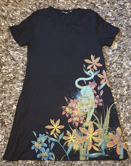 Desigual haljina od viskoze