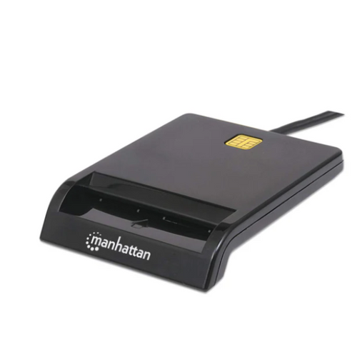 USB smart card reader Manhattan 102049, black