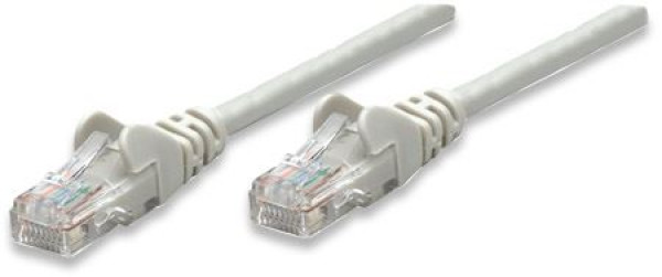 Kabl Intellinet Patch, Cat5e compatible, UUTP, 1m, sivi 318921