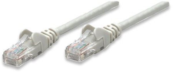 Kabl Intellinet Patch, Cat5e compatible, UUTP, 0.5m, sivi, 318228