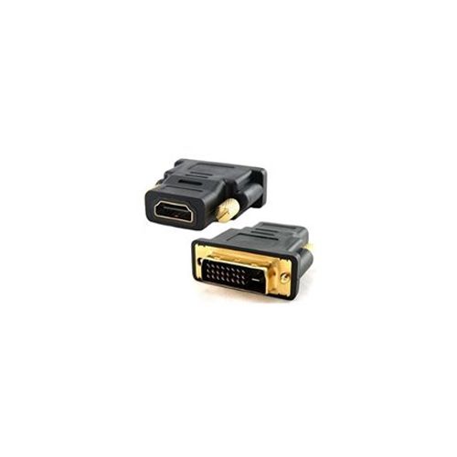 Adapter E-Green DVI-I (24+5) Dual Link (M) - HDMI (F) crni