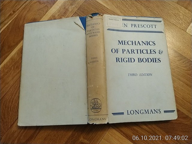 PRESCOTT, MECHANICS OF PARTICLES AND RIGID BODIES