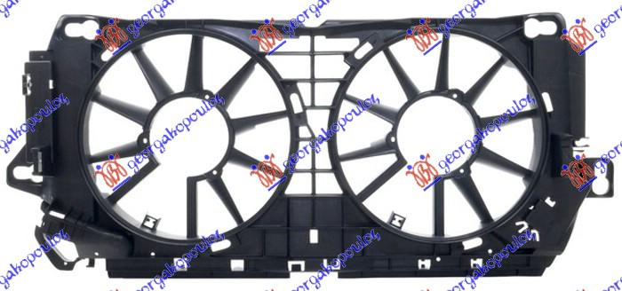 NOSAC DUPLOG VENTILATORA MERCEDES SPRINTER (2018-) (OEM: 2E0121207A, 2E0121207K, 820750)