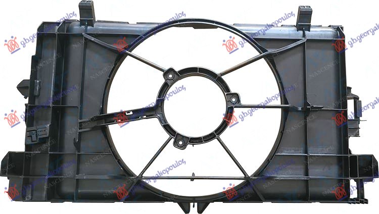 NOSAC VENTILATORA TESLA MODEL 3 (2017-) (OEM: 1077084-00-D, 107708400D)