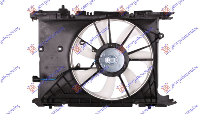 VENTILATOR KOMPLET 1.4D4d TOYOTA AVENSIS (T27) (2015-) (OEM: 16711-0N040, 167110N040)