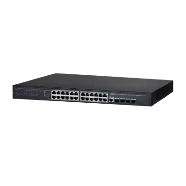 Dahua PFS4428-24GT-370 Switch Poe 24 portni, Crni