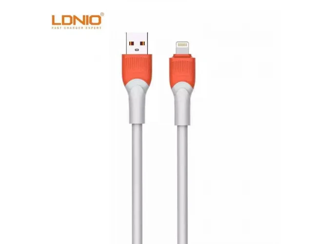 LDNIO LS601 kabl za telefon USB A (muški) na Lightning 1m beli 30W