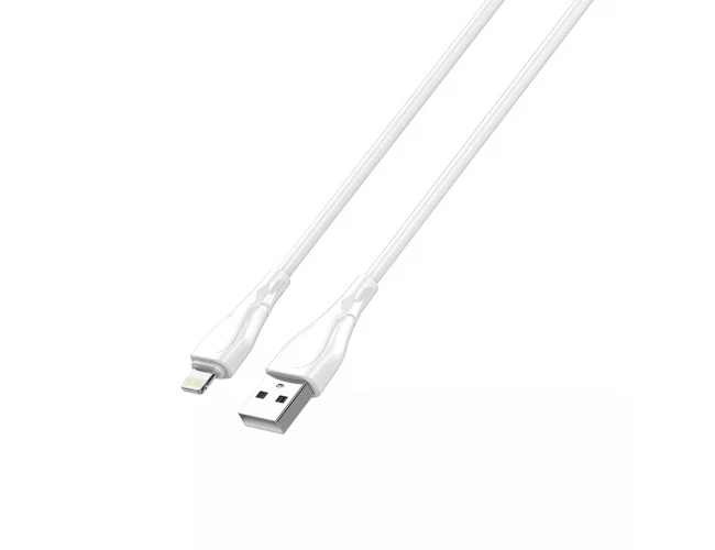 LDNIO LS612 kabl za telefon USB A (muški) na Lightning beli 2m