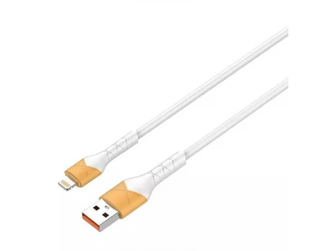 LDNIO LS801 kabl za telefon USB A (muški) na Lightning beli 1m