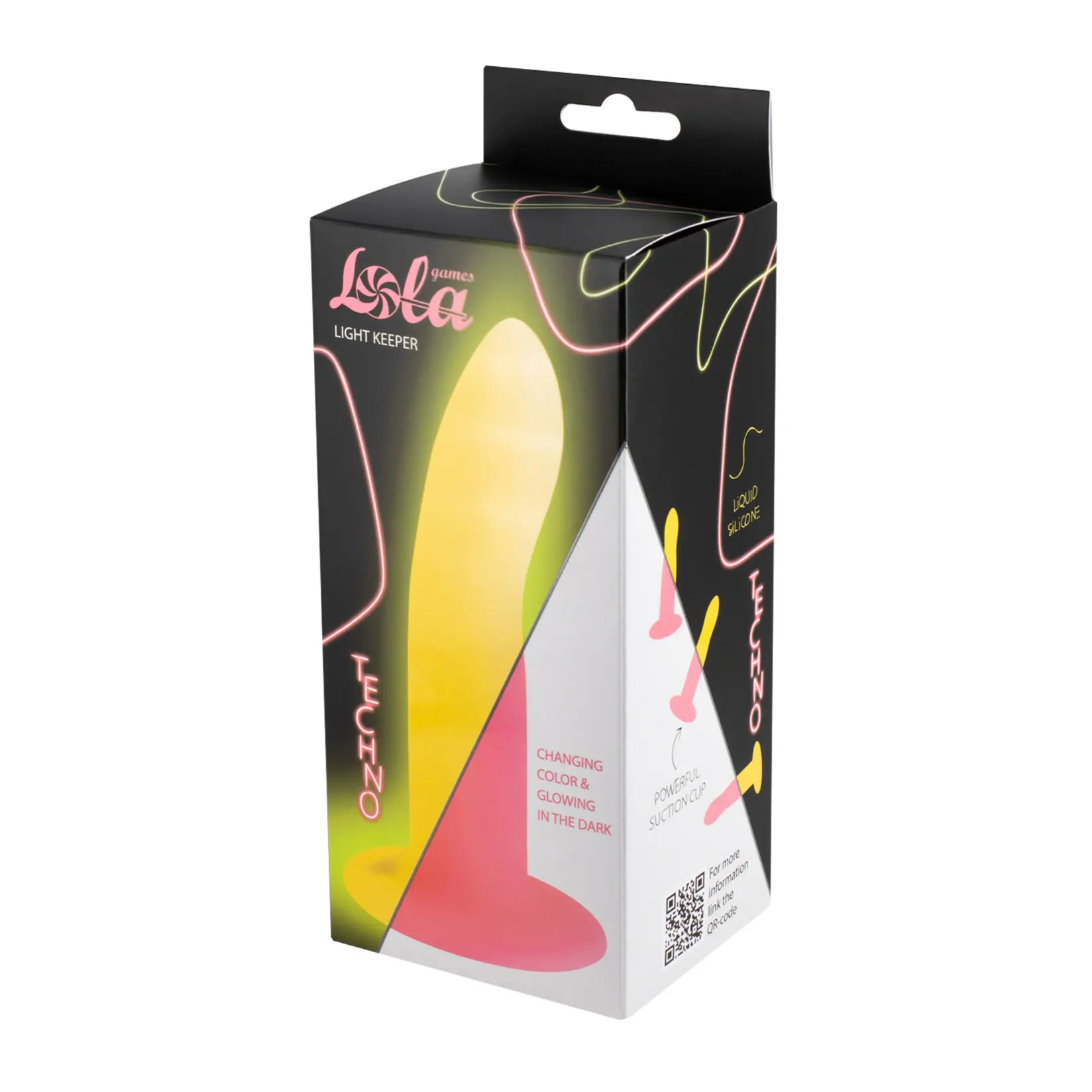 Lola games Dildo Techno Light Keeper, Roze