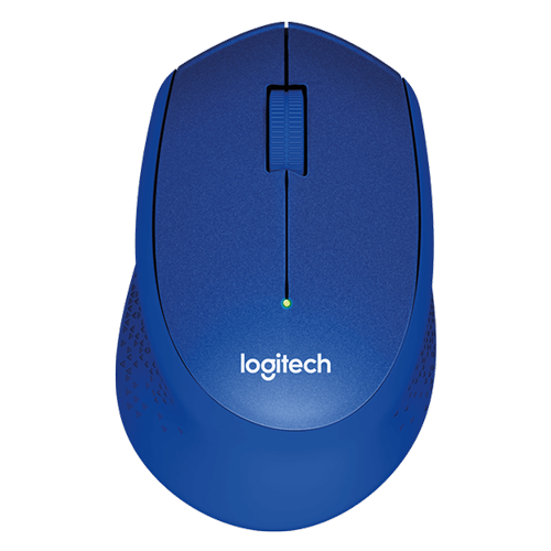 LOGITECH M330 Wireless Mouse - SILENT PLUS - BLUE