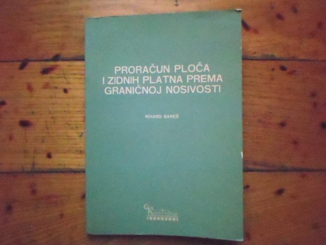 RIHARD BAREŠ-PRORAČUN PLOČA I ZIDNIH PLATNA PREMA GRANI