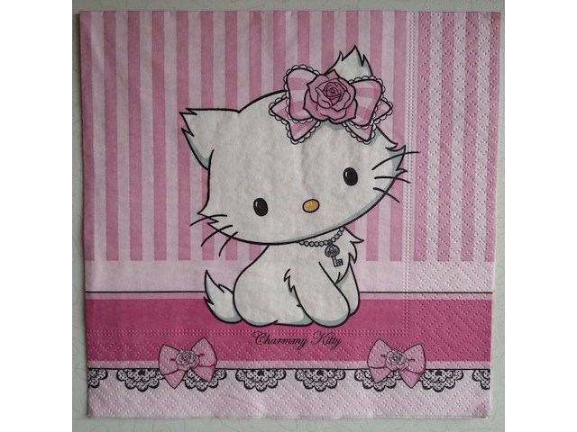 Salveta _1091 - 33x33cm - Dečiji motivi, Charmmy Kitty