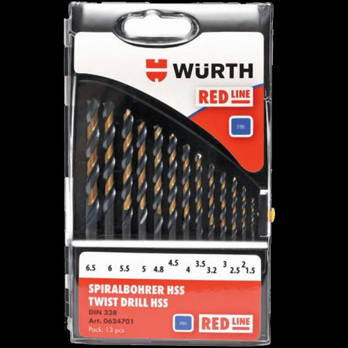 WURTH SET BURGIJA 1.5-6.5 13/1