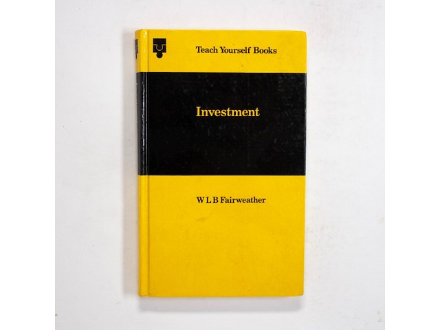 Investment (Teach Yourself) by Fairweather