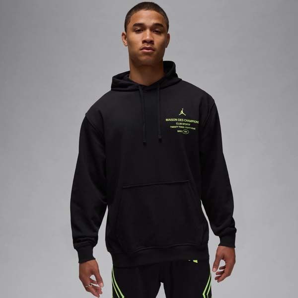 SPORT DRI-FIT FLEECE PULLOVER HOODIE 'BLACK'