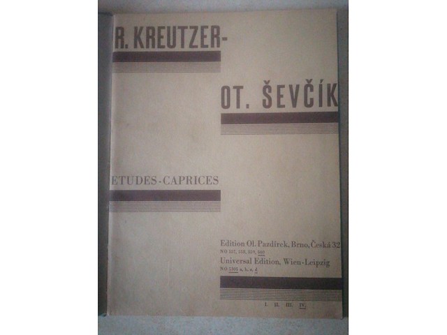 R. KREUTZER- OT. ŠEVČIK Edites